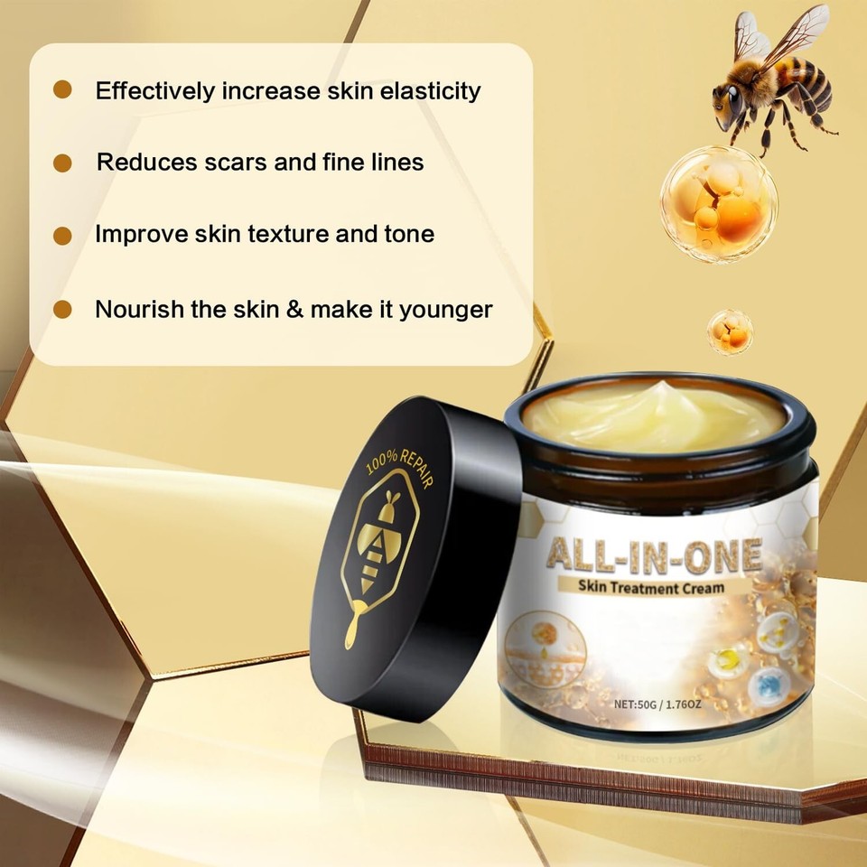 2 Pcs All-In-One Skin Cream,Bee Venom Cream, New Bee Venom Cream 50 GM ...