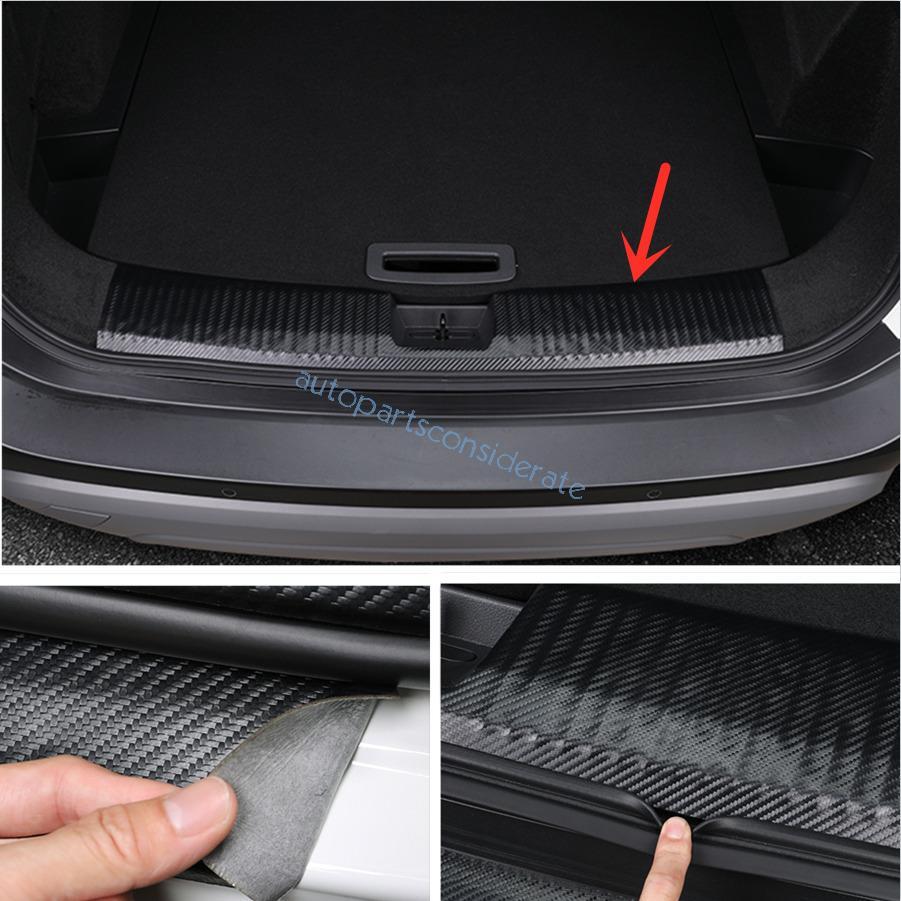 For Toyota Venza 2021-24 Inner Rear Bumper Protector Guard Carbon Fiber ...