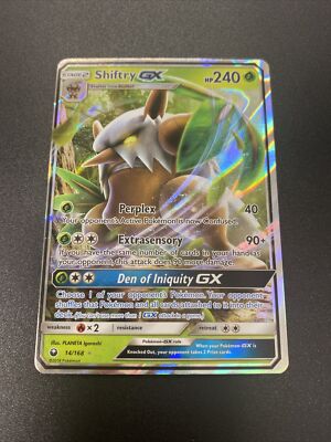 Shiftry GX 14/168 - Celestial Storm - Ultra Rare Holo Pokemon Card Near ...