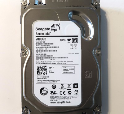Seagate ST2000DM001 1CH164-510 TK CC27 (Z1E8) 2TB 3.5" Sata HDD 15184 ...
