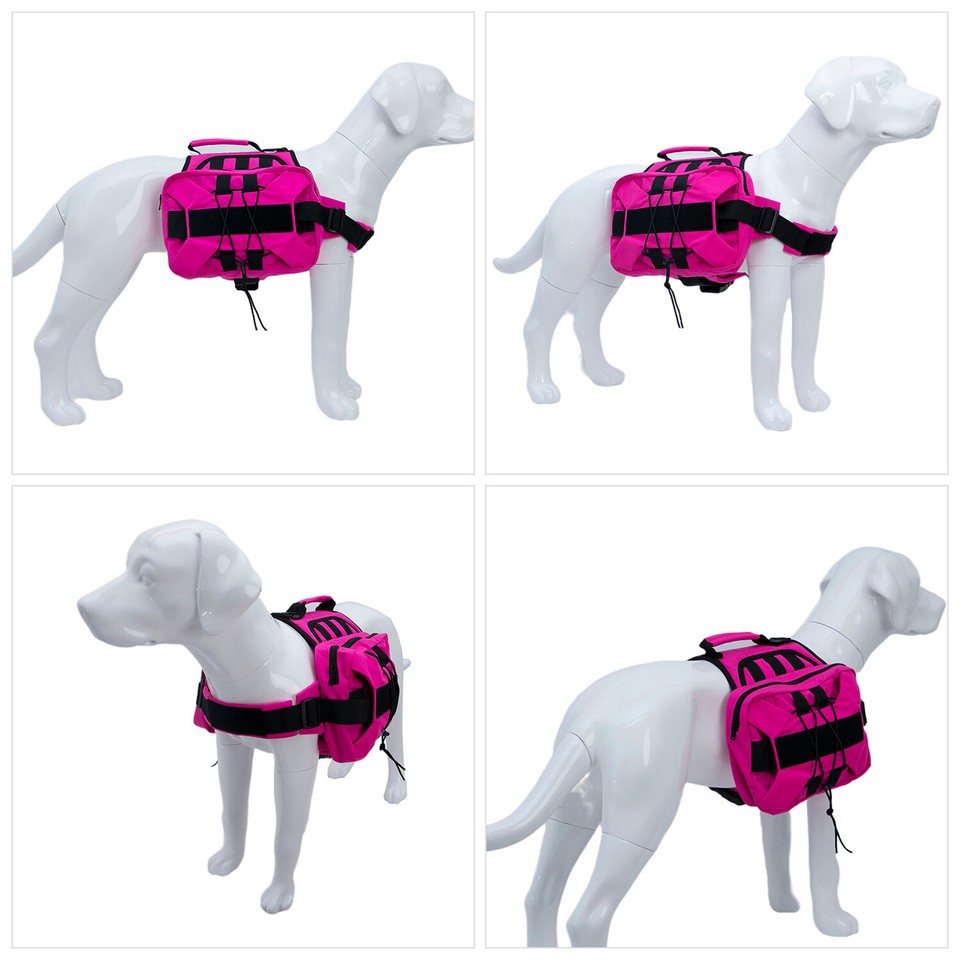 Large Dog Backpack, Adjustable Tactical Dog Pack for Hiking Travel ...