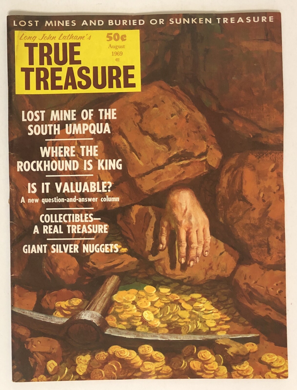 Long John Latham's True Treasure Magazine August 1969 | eBay