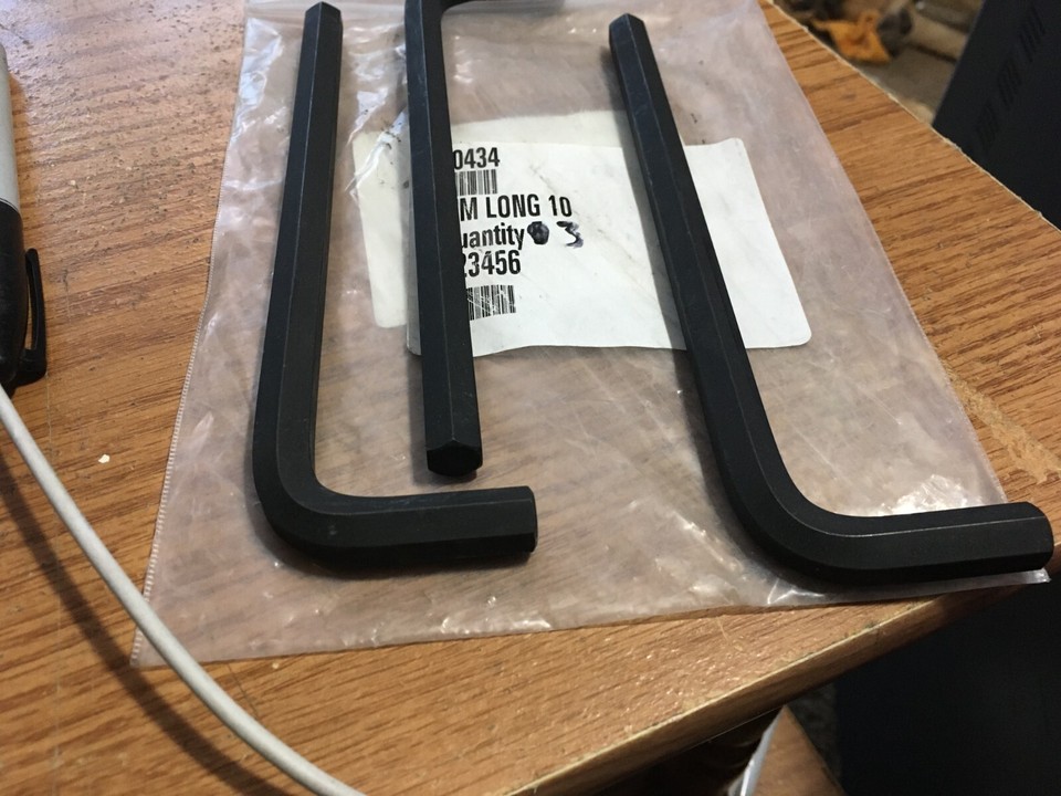 (3) Rock River® - 10mm DIN 911 Hex Drive Long Arm Standard L Hex Key | eBay