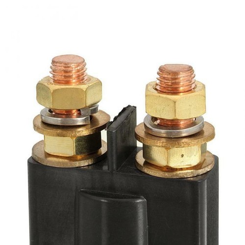 4 Pin 500A Battery Isolator Switch Disconnect Power On/Off Relay For ...