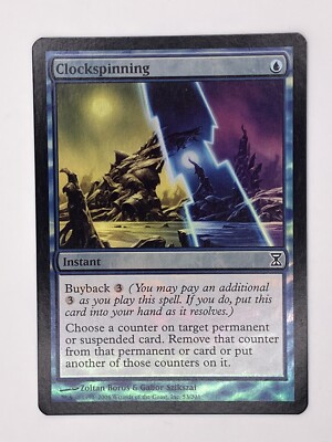 Clockspinning FOIL Time Spiral NM Blue Common MTG | eBay