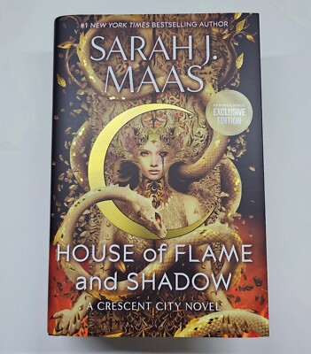 Crescent City #3 House of Flame and Shadow Sarah J. Maas SIGNED B&N ...