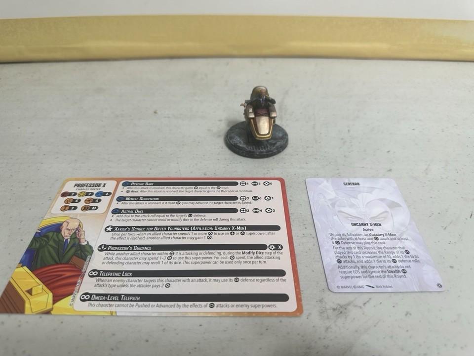 Marvel Crisis Protocol Professor X Painted With Character And Tactic ...