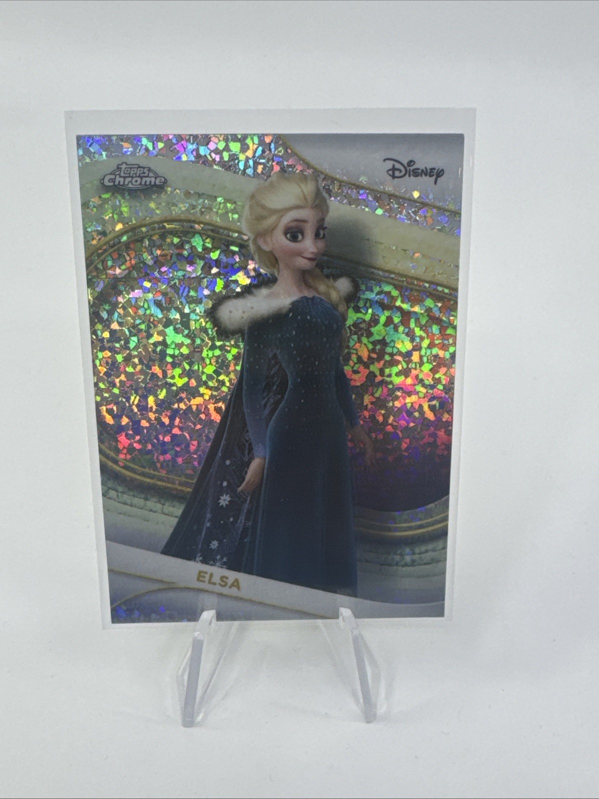 Elsa 2025 Topps Chrome Disney #DI-24 Disney Icons - Mickey Mouse Logo ...