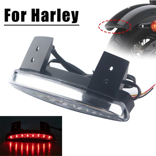 For Harley Sportster 883 1200 Iron Motorcycle LED Fender Brake Tail ...