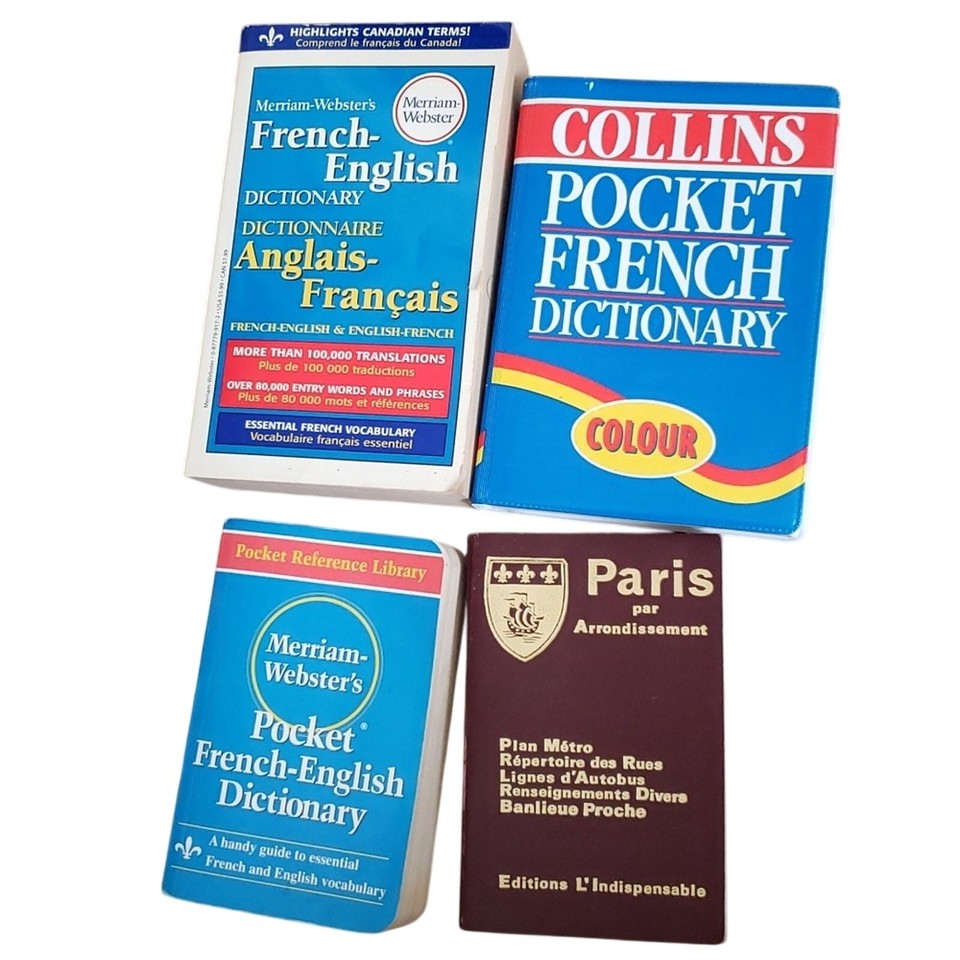 French English Dictionaries ( Set of 4) | eBay