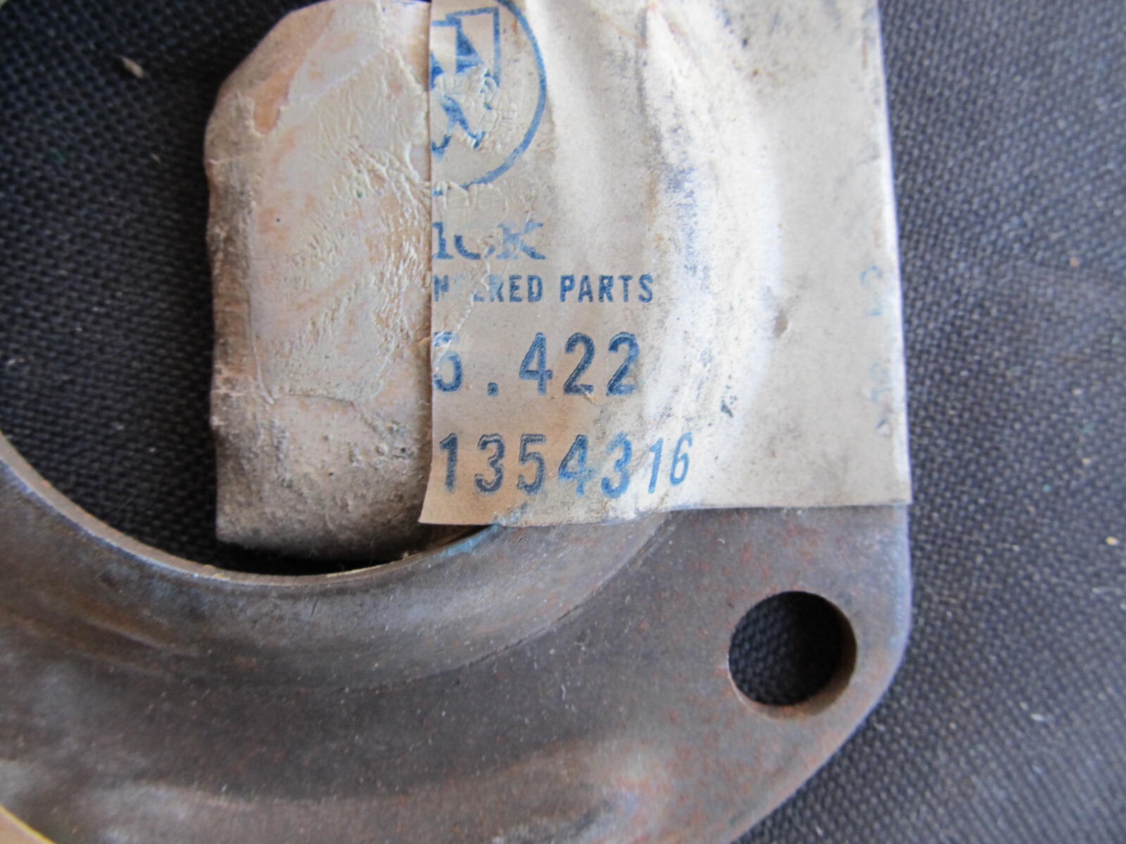 1956 -1962 Buick NOS Rear Axle Retainer GM pn 1168826 1354316 for sale ...