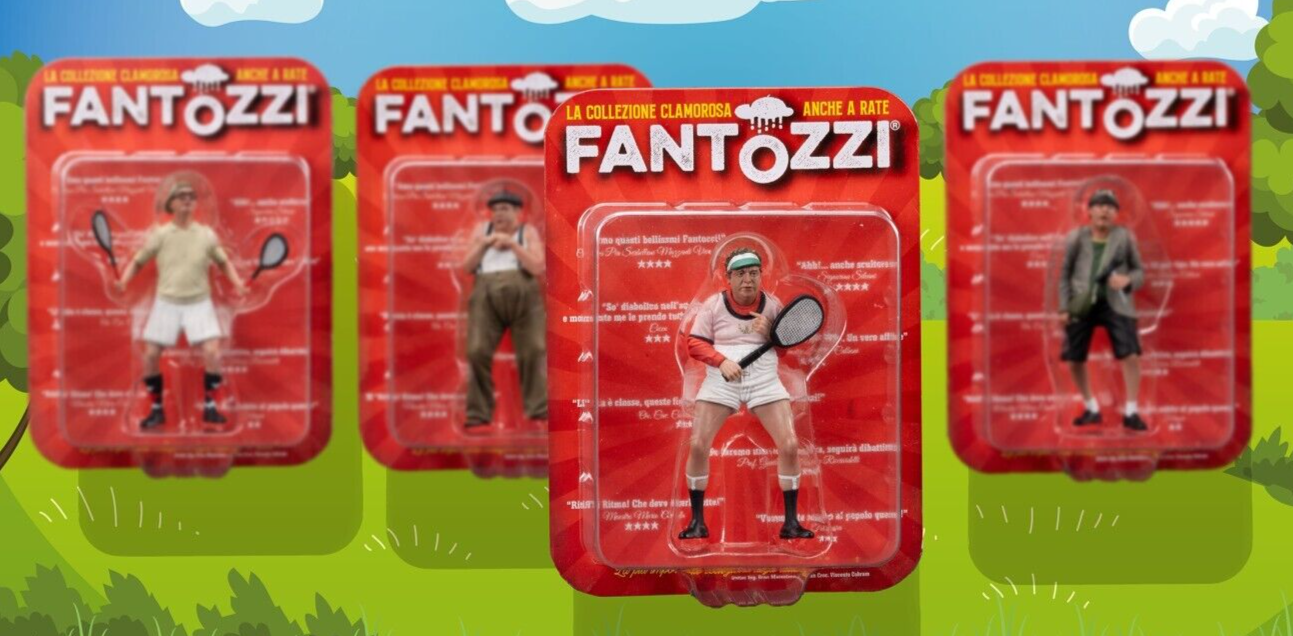 Fantozzi Paolo Villaggio & Filini Gigi Reder Figure Set Completo ...