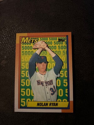 Nolan Ryan Topps 5000 Strikeouts baseball card (Perfect Conditon) | eBay