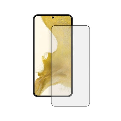 Ksix Screen Protector for Samsung Galaxy S22, Flexi Glass, 2.5D, Black ...