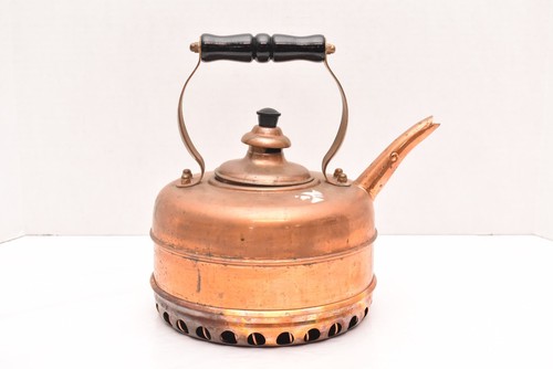 THE SIMPLEX Made In England Whistling Copper Tea Kettle Teapot | eBay