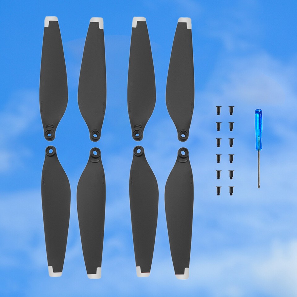 2 Pairs Drone Propeller with Screwdriver Screw PC Drone Wing Fans for ...