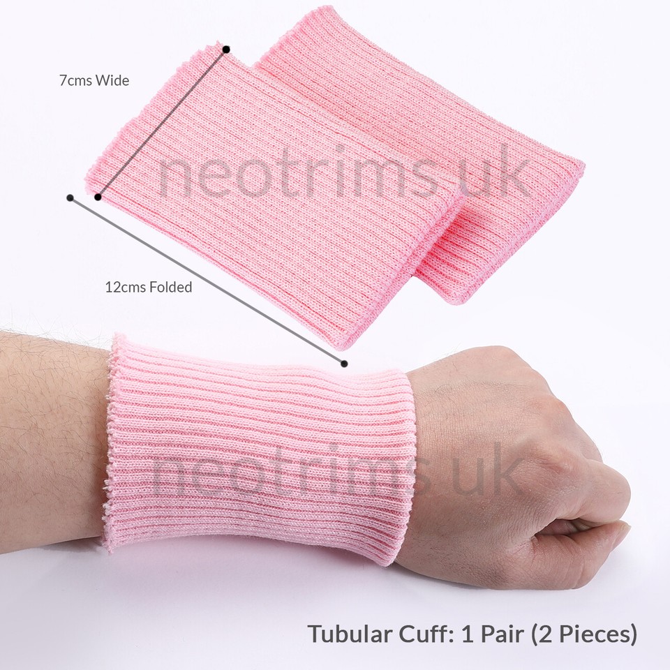 Rib Knit Cuffing Tubular & Matching Waistband Ribbing Welt Trimming,28 ...