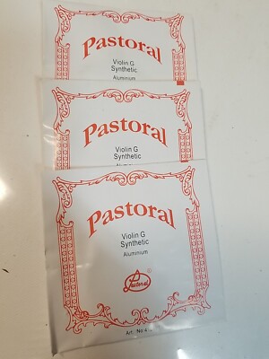 3 Violin Strings!Synthetic aluminum Strings for 4/4 Size G | eBay