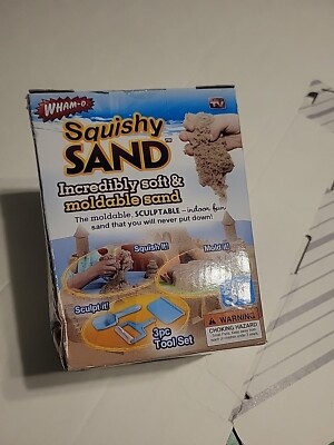 Squishy Sand Moldable And Incredibly Soft Sand 1.5 lbs Wham-O Kids As ...