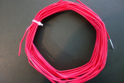 25Ft 16 Awg Solid Core Silver Plated 600V Teflon PTFE Wire Bus Wire ...