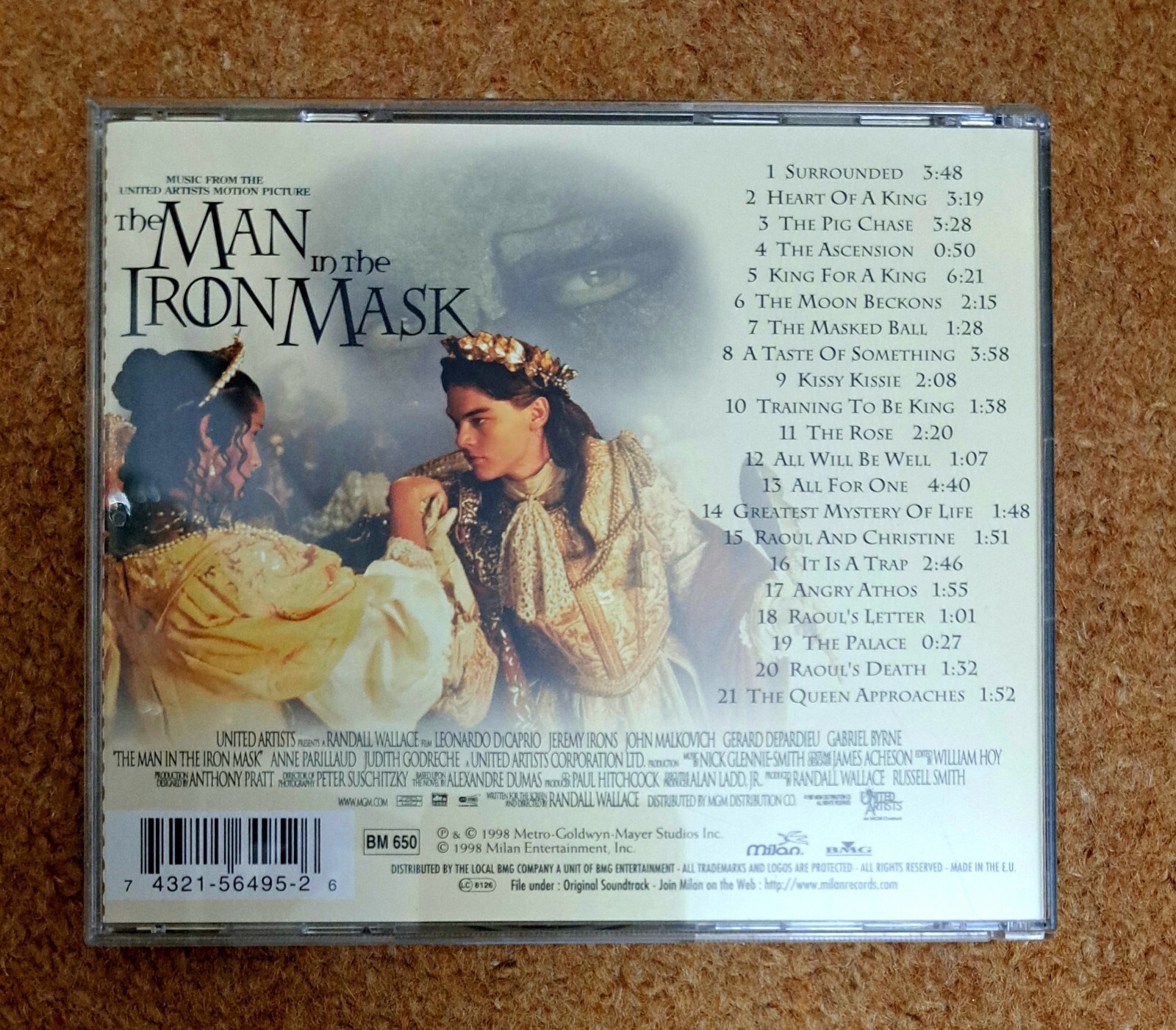 Nick Glennie-Smith - Man in the Iron Mask [Music from the Original ...