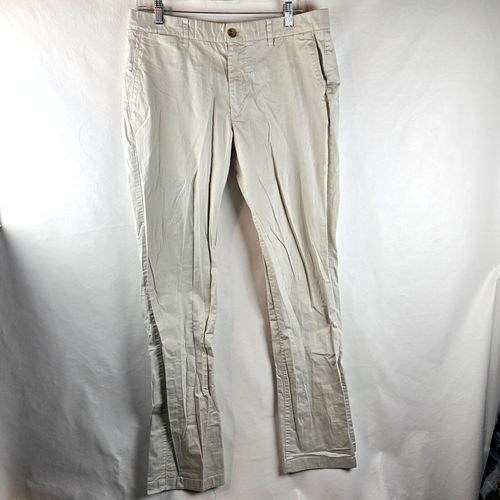 Bonobos Pants Mens 34x34 Beige Chino Khaki Slim Preppy Casual Stretch ...