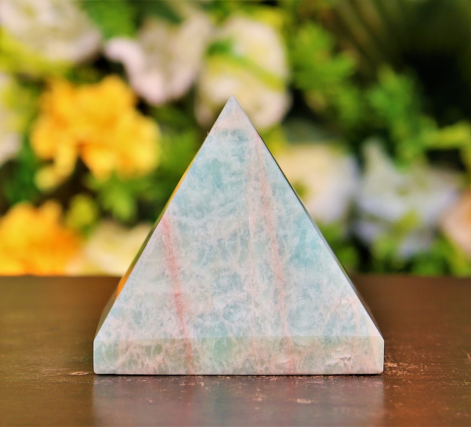 Small 65MM Natural Aqua Amazonite Stone Metaphysical Healing Power ...