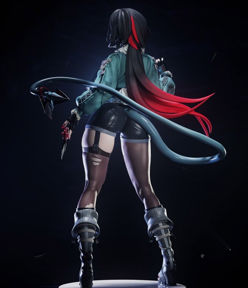 Jane Doe ZZZ 3D Printed 12K Figure Statue Resin Model Kit Unassembled ...