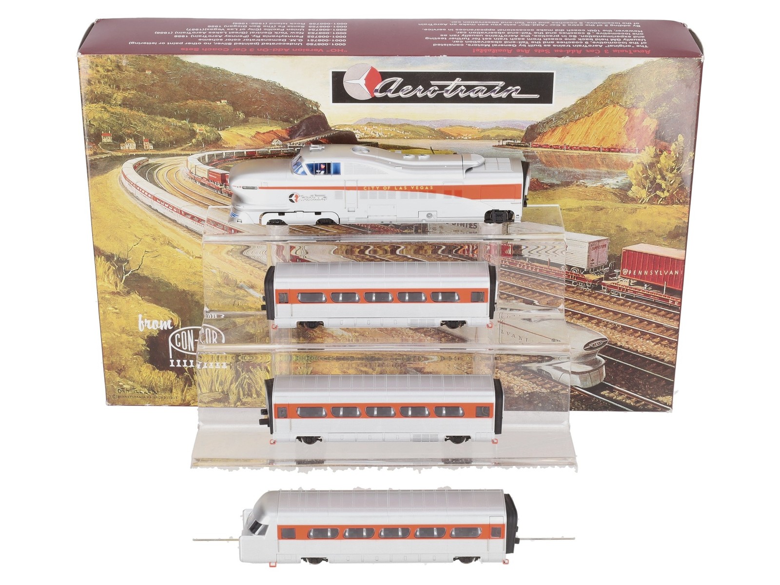 Con-Cor 01-008744 HO Union Pacific Aerotrain City of Las Vegas EX/Box ...