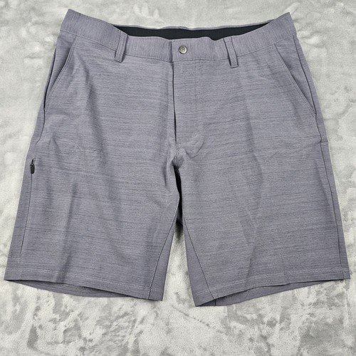 BYLT Kinetic Shorts Mens XL 35x9 Premium Basic Stretch Gray Hike Camp ...