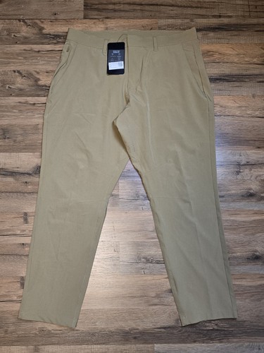 NWT Fabletics Pants Mens Khaki The Only Pant Stretch Golf 36 X 30 ...