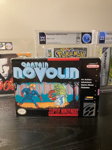 Captain Novolin RARE SNES Nintendo Super Nintendo | eBay