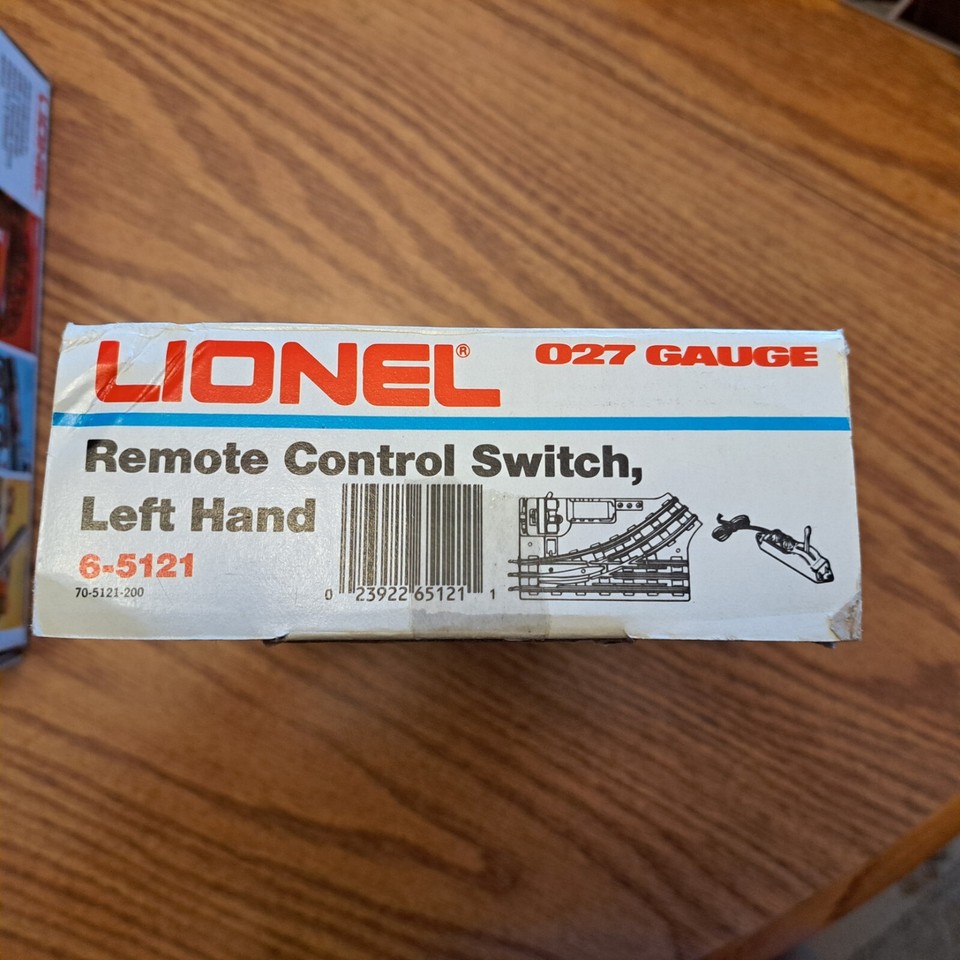 lionel remote control switch # 6-5121 Left Hand | eBay