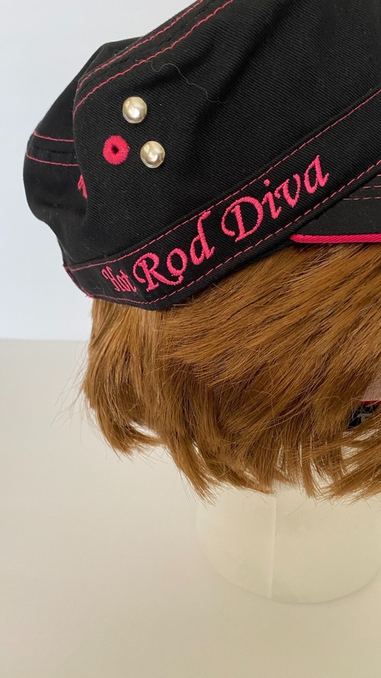 NEW LEAH PRUETT PRITCHETT SIGNED HOT ROD DIVA NHRA DRAG RACING HAT CAP ...