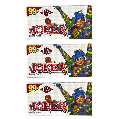 Joker 1 1/2 Cigarette Rolling Papers (3 Booklets) | eBay