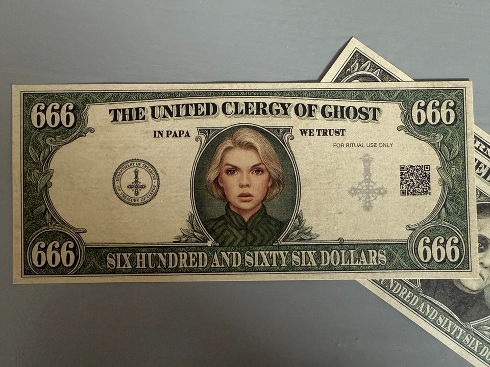 Fan-Made Ghost Mummy Dust – $666 Infernal Note (Skelatour 2025 Edition ...