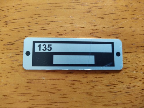 Tractor Serial Number Badge Plate suitable for Massey Ferguson 135 | eBay
