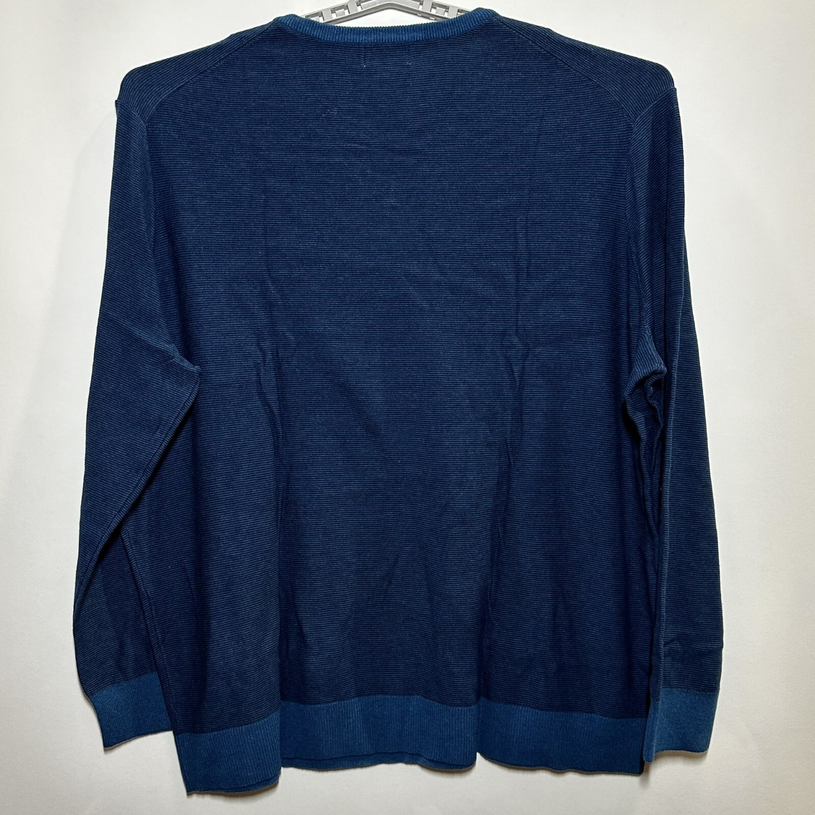 Men's Big & Tall Striped Long Sleeve V-Neck Sweater - Goodfellow & Co ...