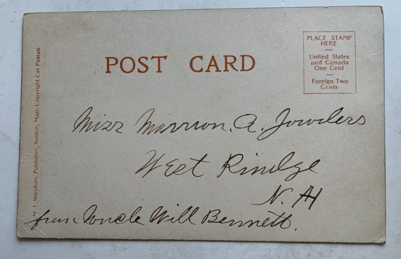 Vintage ca 1902 Cats Postcard "Bosom Friends" kittens in basket ...