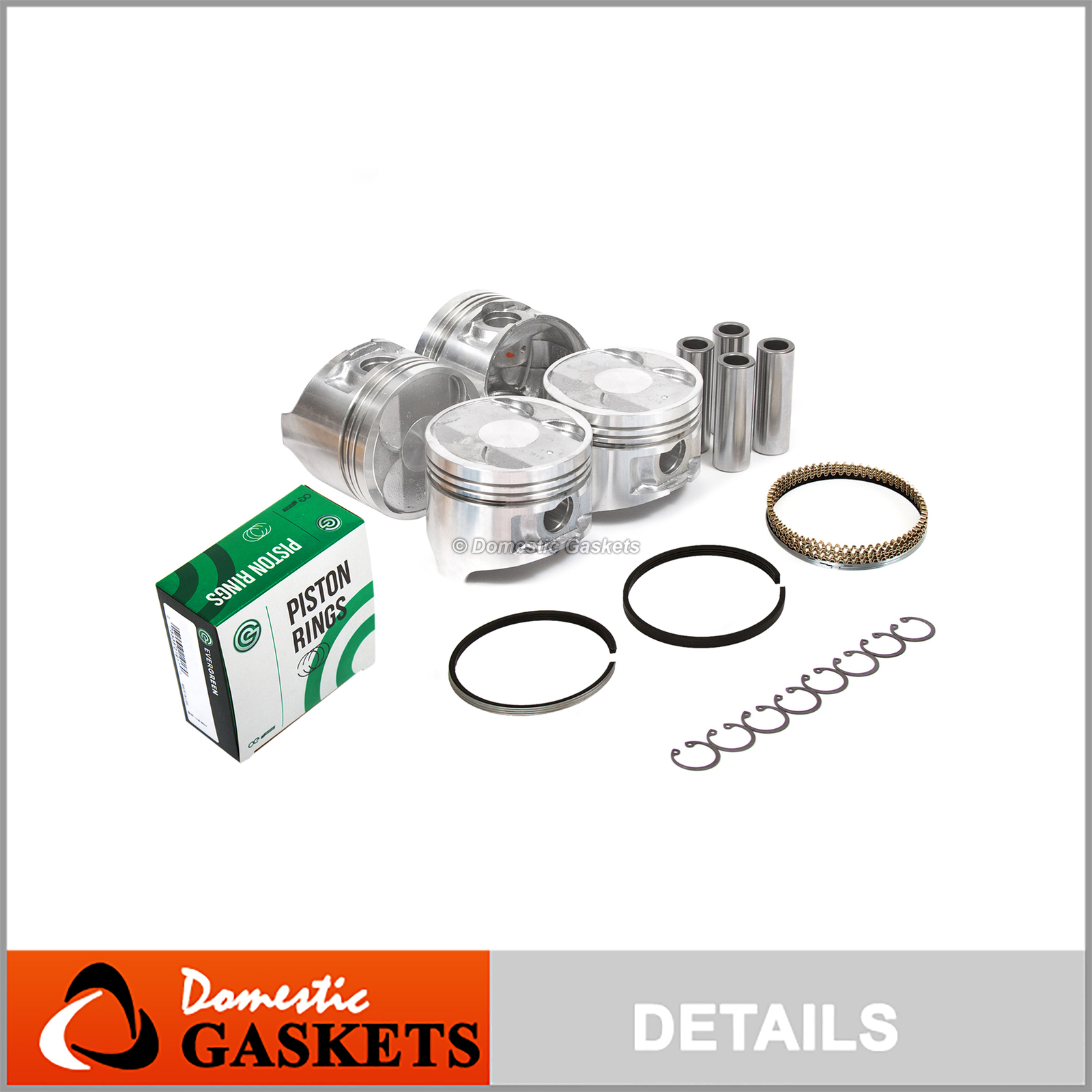 Pistons and Rings fit 88-89 Toyota Corolla GTS GEO 1.6L 4AGE | eBay