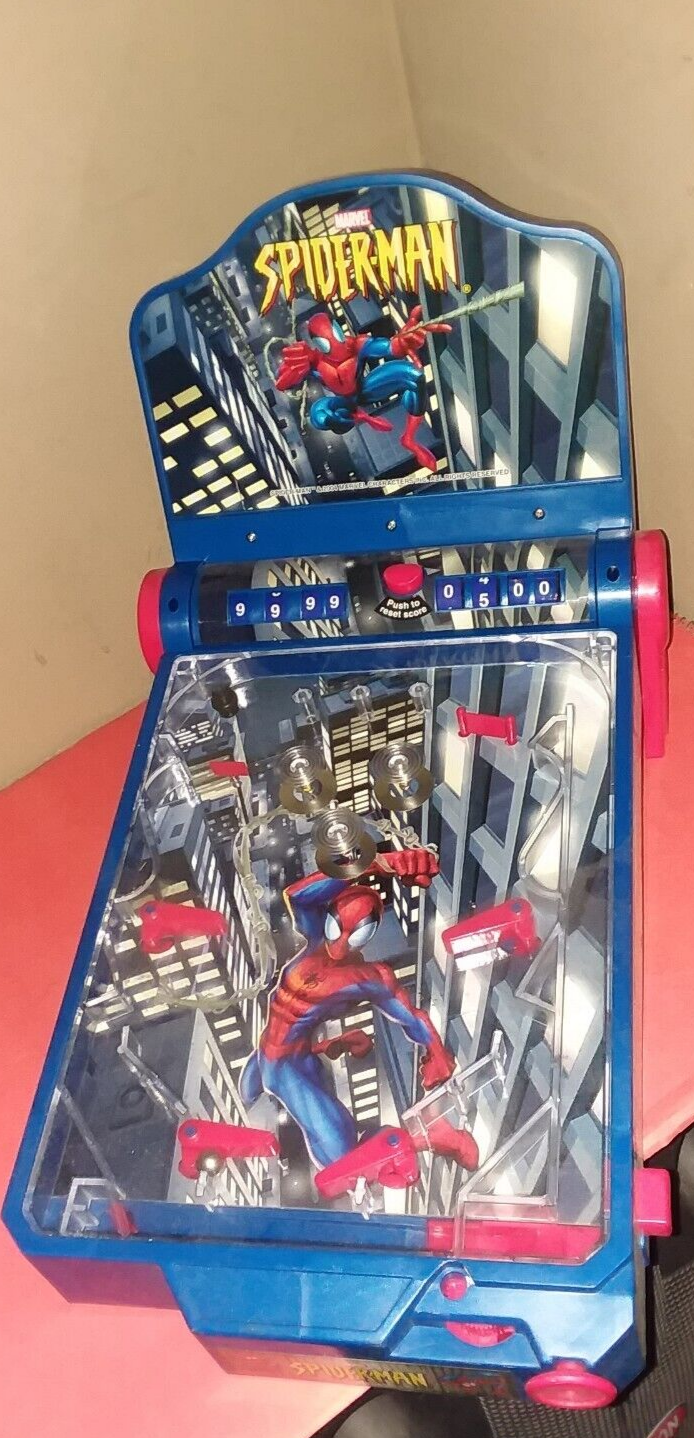 SPIDER-MAN SPIDERMAN PINBALL TABLETOP 2004 CLEAN WORKING | eBay