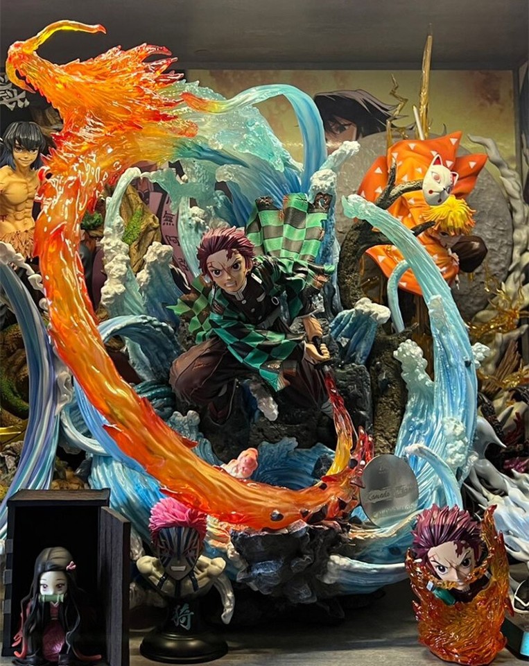 Kamado Tanjirou Monkey studio Demon Slayer Statue Resin 1/6 46cm ...