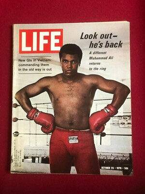 1971, Muhammad Ali, "LIFE" Magazine (Vintage / Scarce) | eBay