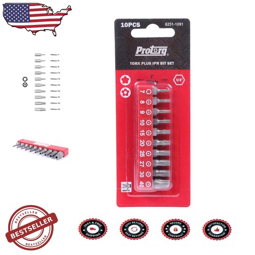 Universal Fit 10-Piece Torx Plus Security Bit Set for Enhanced Tool ...