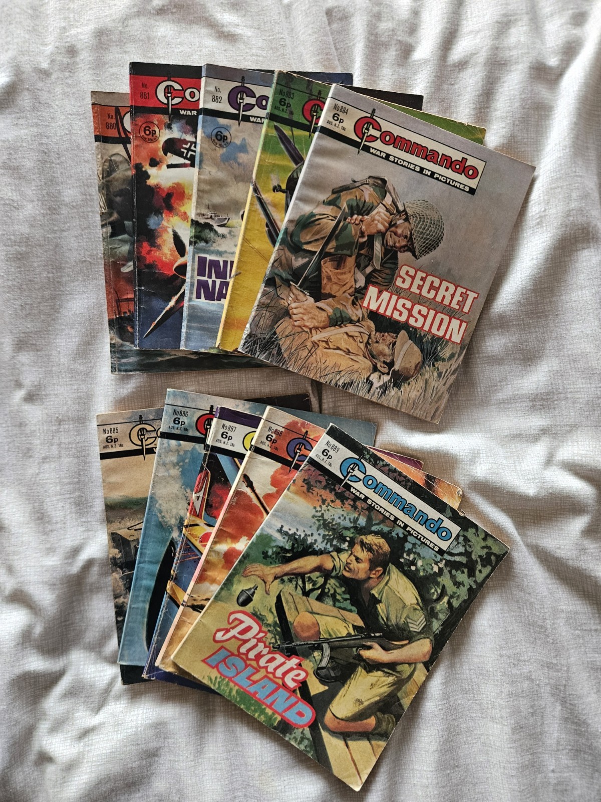 Commando Comics Job Lot Bundle 10 Issues Nos 880-889 | eBay UK