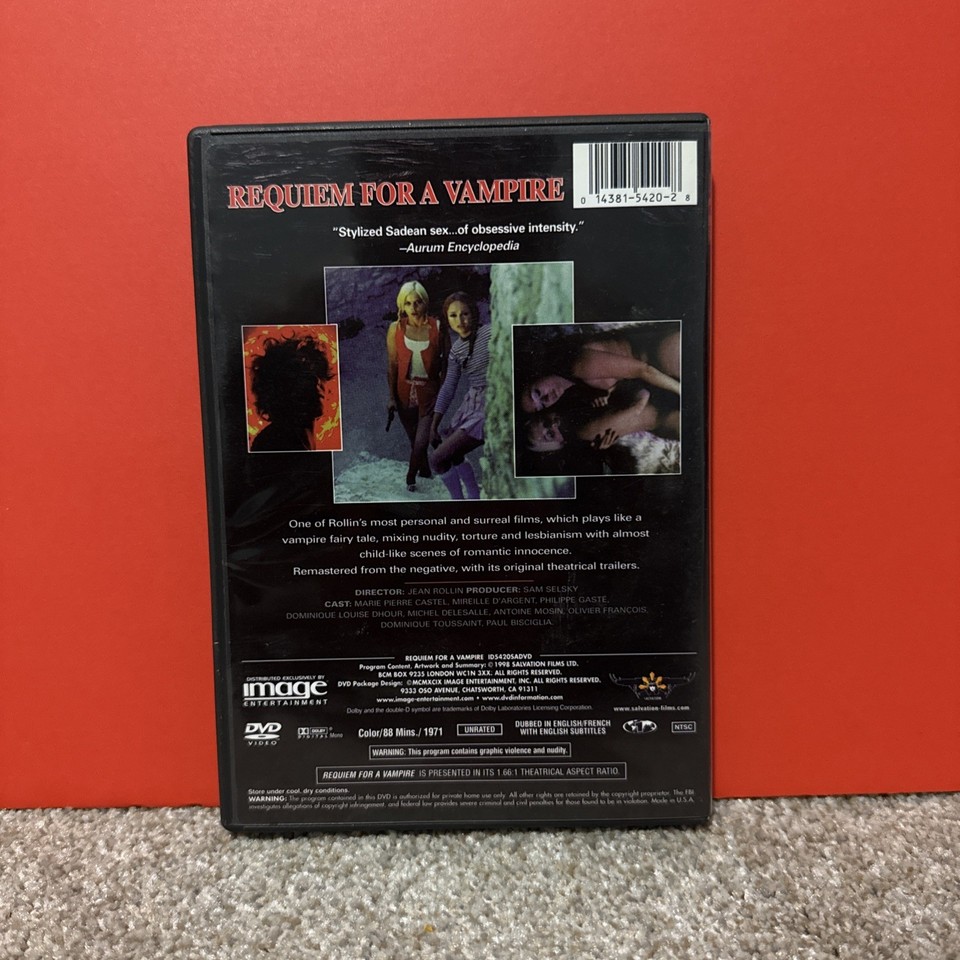 Requiem For A Vampire (DVD, 1999) 14381542028| eBay