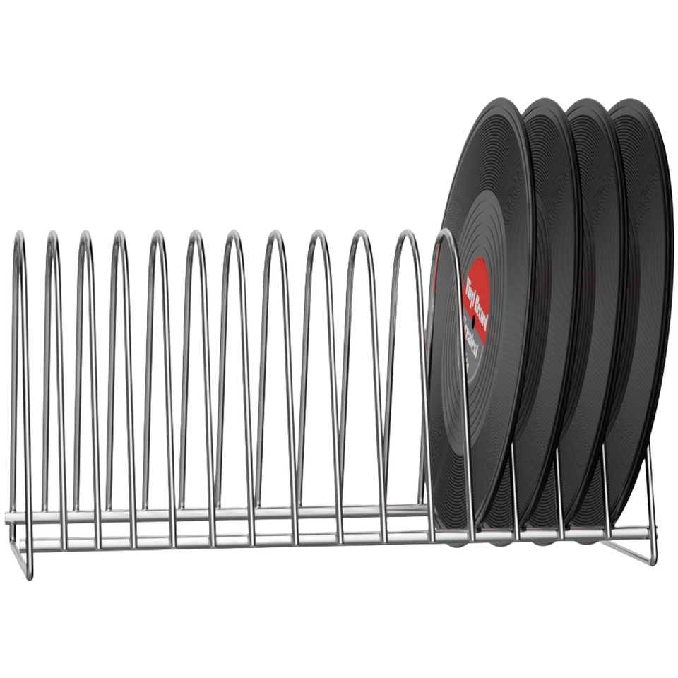 Stainless Steel Constructed Shelf for 7 inch and 12 inch Vinyl Record ...
