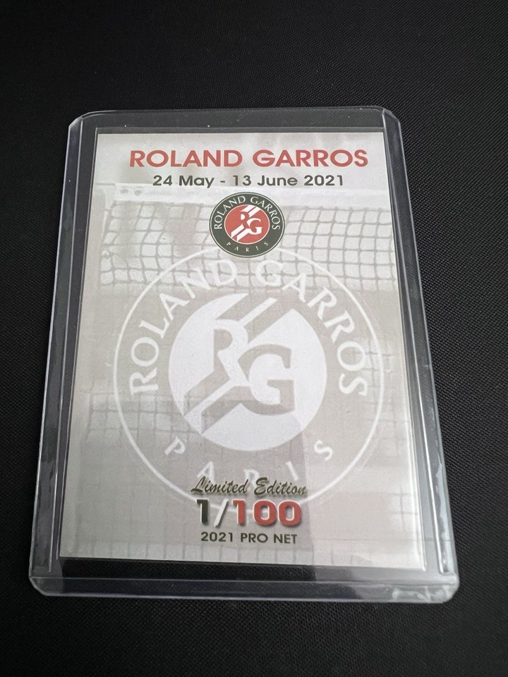 2021 Cori COCO GAUFF FRENCH OPEN-Rookie Tennis card 1/100 Roland Garros ...