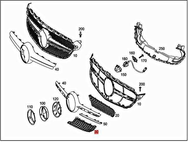 Genuine Mercedes-Benz Insert 2058882160 OEM for sale online | eBay
