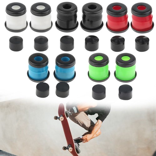 PU Rubber Shock Pad Set Skateboard Part Top/Bottom Bush Washers Shock ...